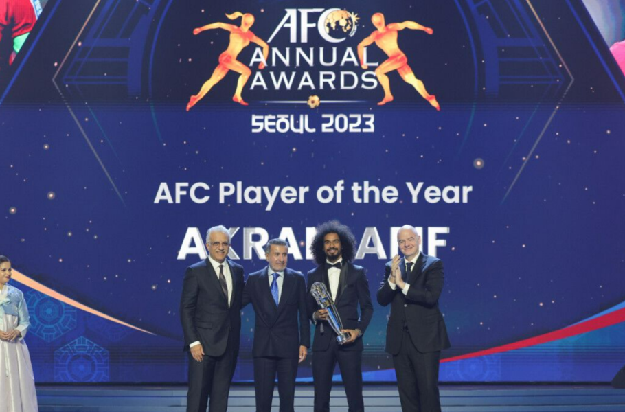 ILoveQatar.net | Qatar's Akram Afif wins AFC Player of the Year 2023 award
