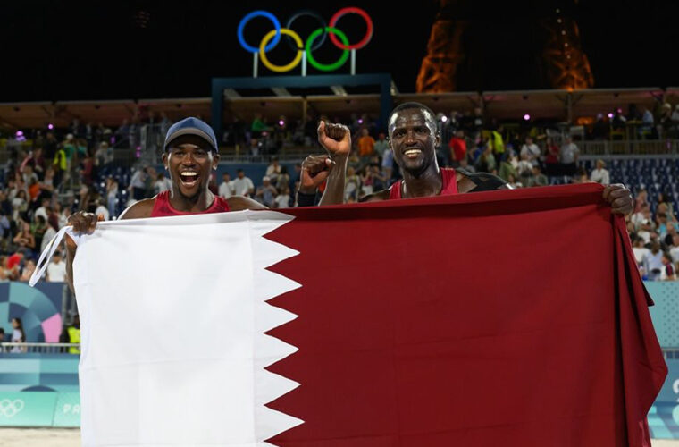 ILoveQatar.net | Qatar's beach volleyball team qualifies for the Paris ...