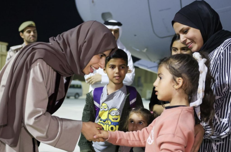 ILoveQatar.net | Qatari Aircraft Carrying Aid for Palestinians in Gaza ... ILoveQatar.net | Qatari Aircraft Carrying Aid for Palestinians in Gaza ...