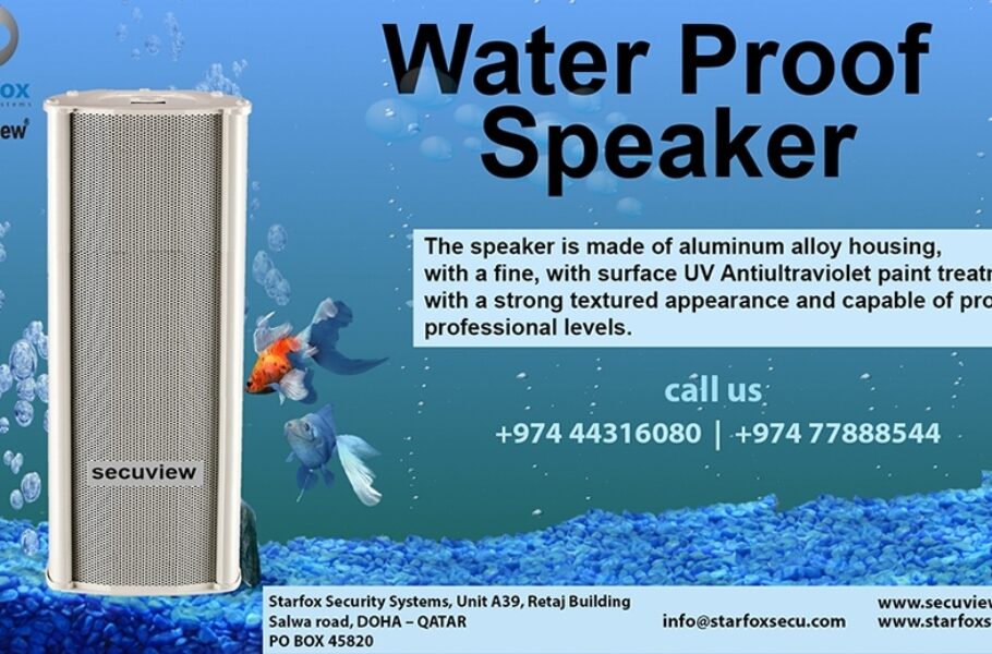 ILoveQatar.net | secuview waterproof speaker