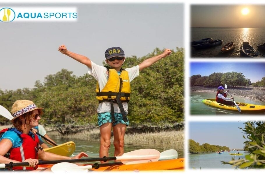 ILoveQatar.net | Sunset Kayaking Adventure To Flamingo Island & Explore ...