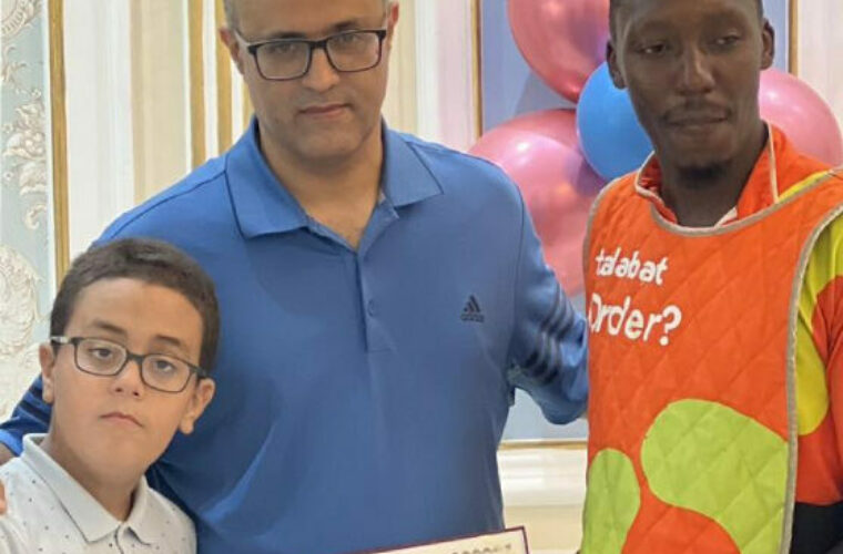 ILoveQatar.net | Talabat rider saves child with special needs on busy road