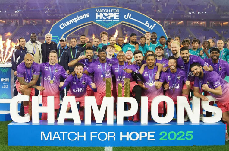 ILoveQatar.net | Team KSI x AboFlah win Match for Hope 2025, raising ...