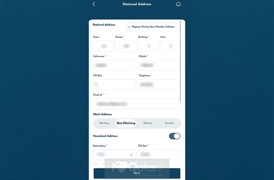 ILoveQatar.net | How to update your National Address on Metrash app