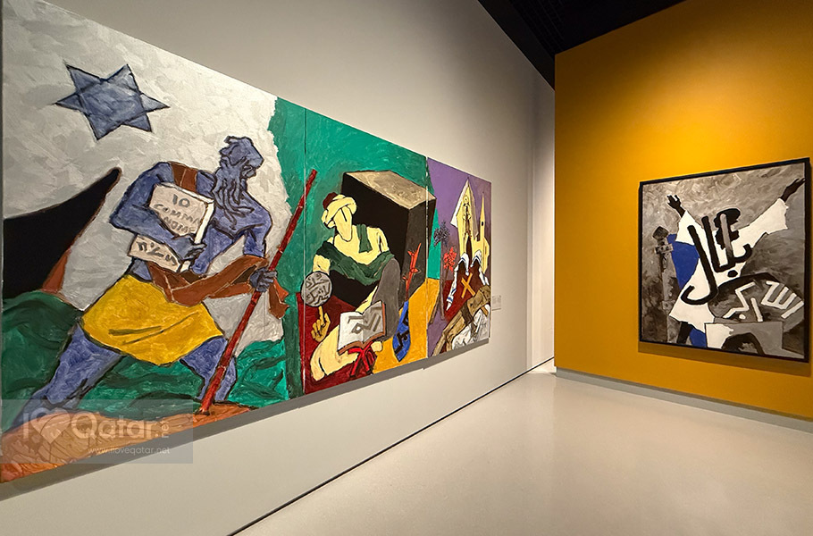 ILoveQatar.net | Step inside Lawh Wa Qalam: A guide to M. F. Husain ...
