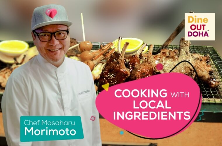 ILoveQatar.net | Chef Masaharu Morimoto prepares Robata combo with ...